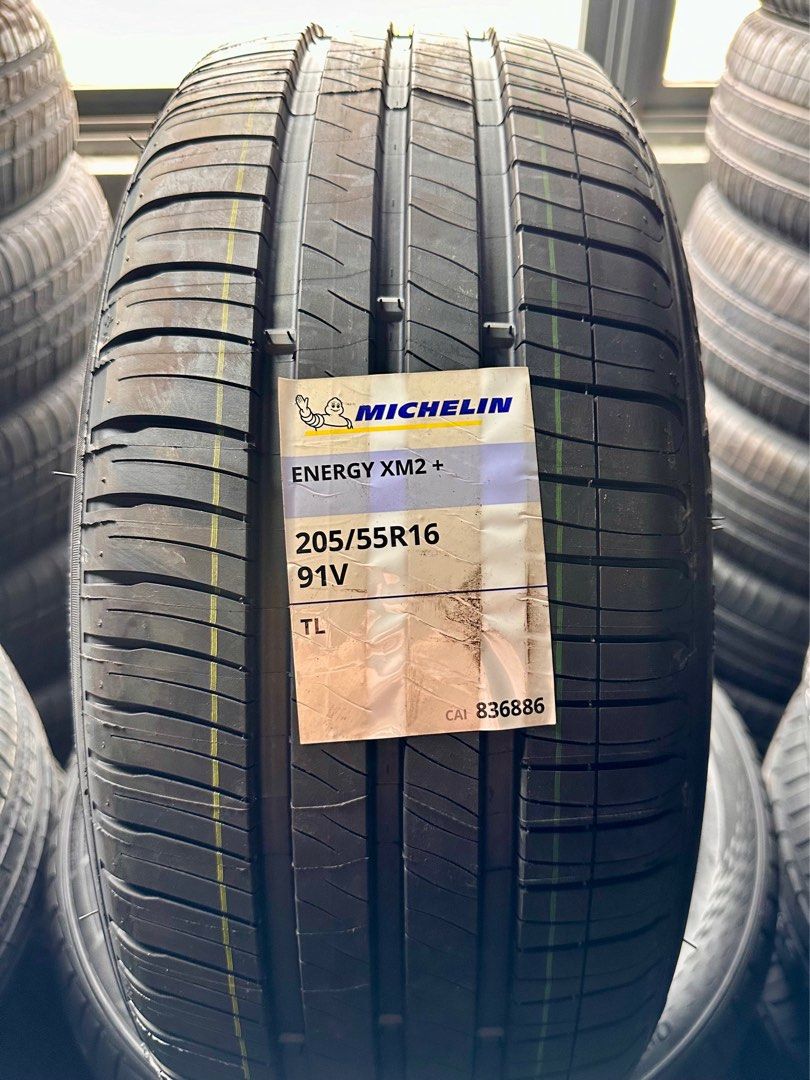 Michelin XM2+ 205/55/16, Car Accessories, Tyres & Rims on Carousell