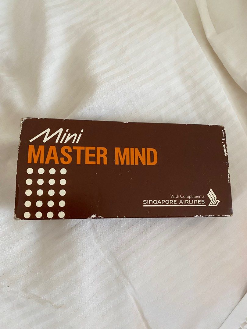 Mini Mastermind Exclusive Singapore Airlines Edition Complete With Instructions, Hobbies & Toys ...