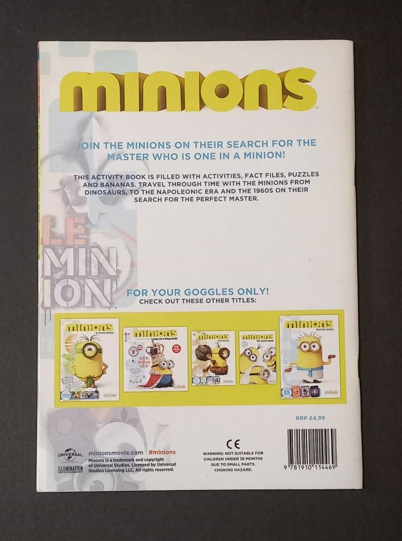 Minions Activity Book, Hobbies & Toys, Books & Magazines, Children's ...