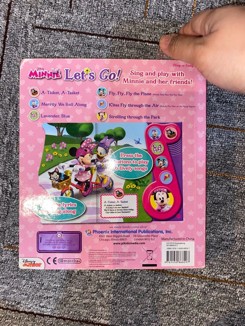 Minnie Let's Go, Hobbies & Toys, Books & Magazines, Children's Books on ...