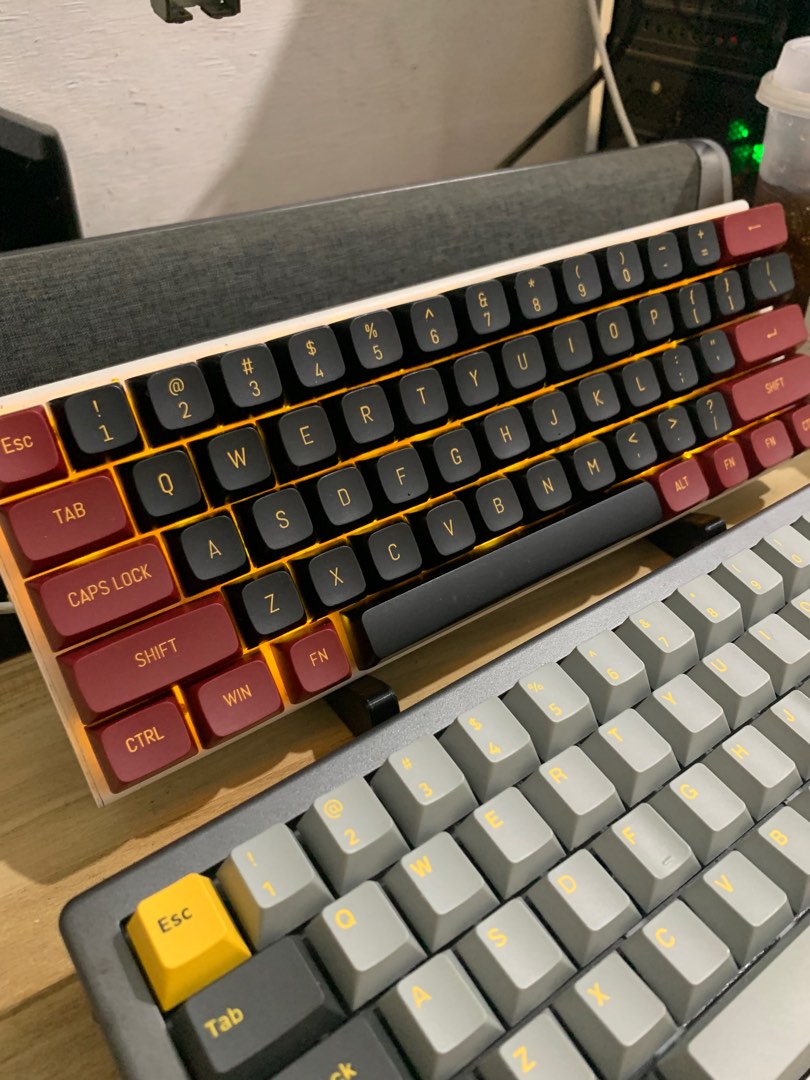 Modded Keyboard! Red switch Hotswappable Mechanical gaming keyboard ...