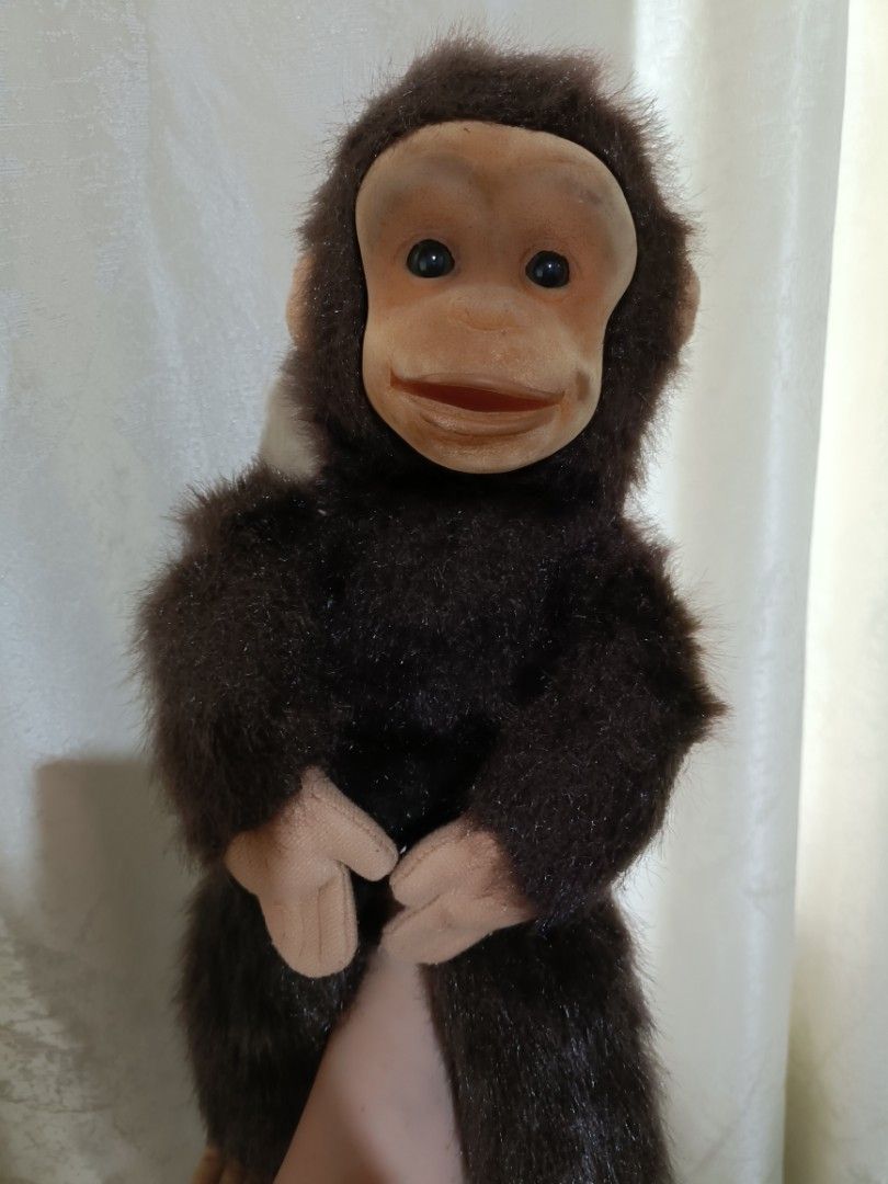 Monkey hand puppet vintage 1994, Hobbies & Toys, Toys & Games on Carousell