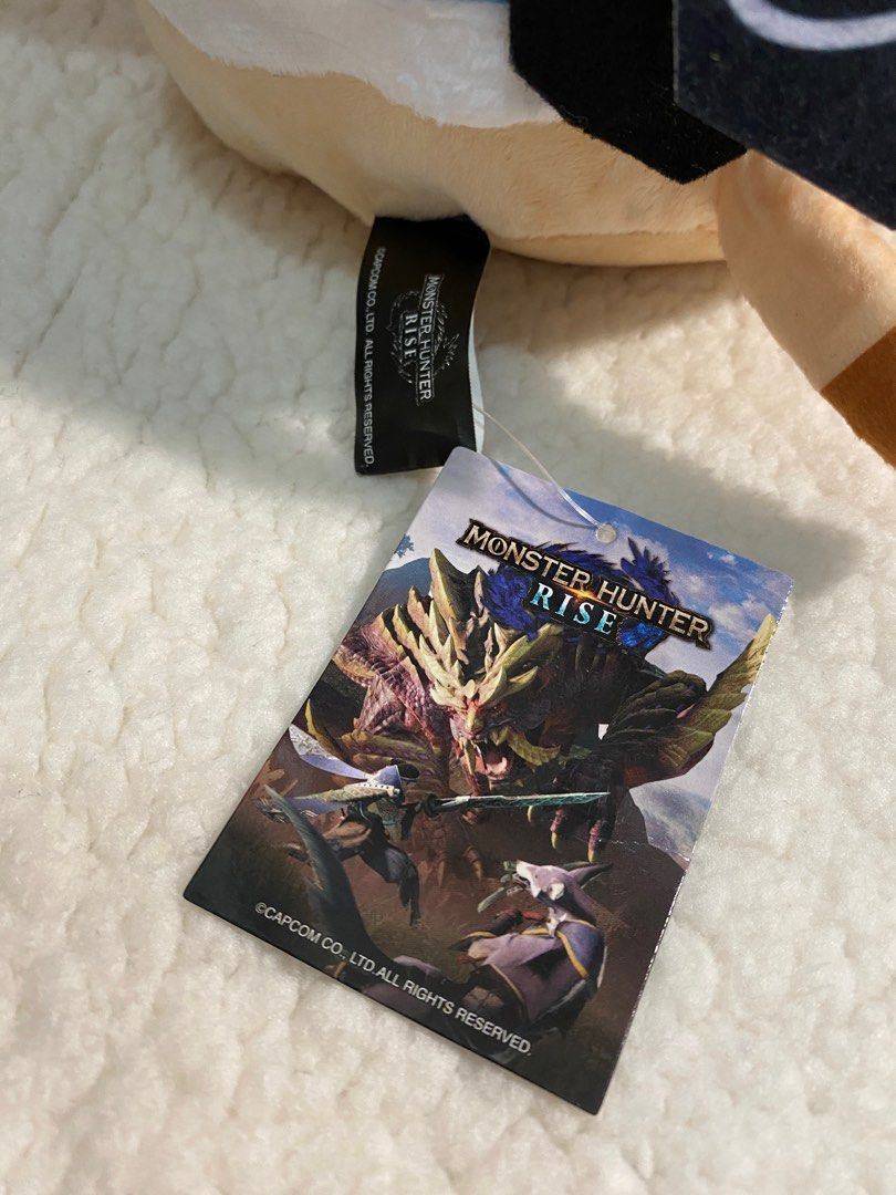 MONSTER HUNTER RISE PALICO CAPCOM OFFICIAL PEANUTS CLUB PLUSH, Hobbies ...