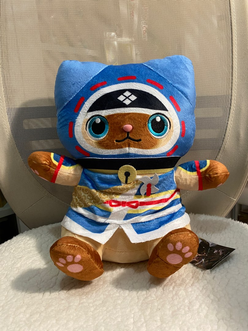 MONSTER HUNTER RISE PALICO CAPCOM OFFICIAL PEANUTS CLUB PLUSH, Hobbies ...