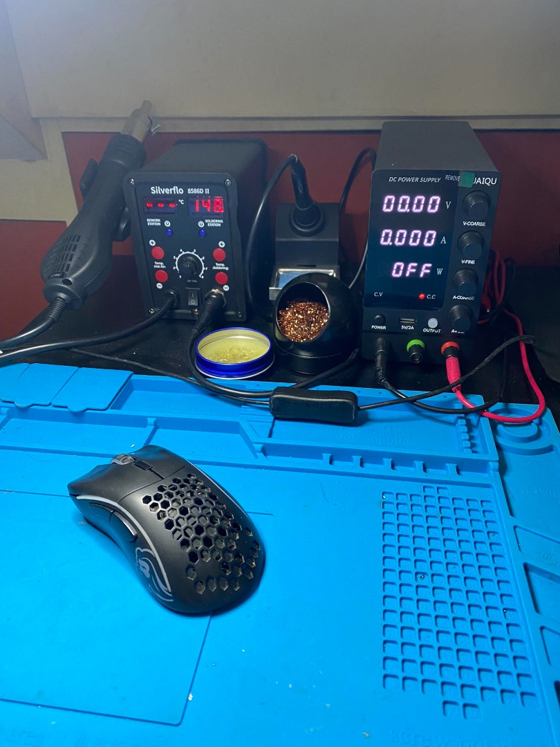 Mouse Repair/Clicker/ wheel Encoder/ Paracord cable replacement ...