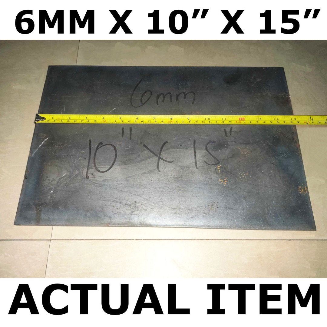 MS BASE PLATE 6MM X 10" X 15" MILD STEEL ...