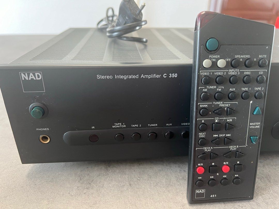 NAD C350 Stereo Integrated Amplifier, Audio, Soundbars, Speakers ...