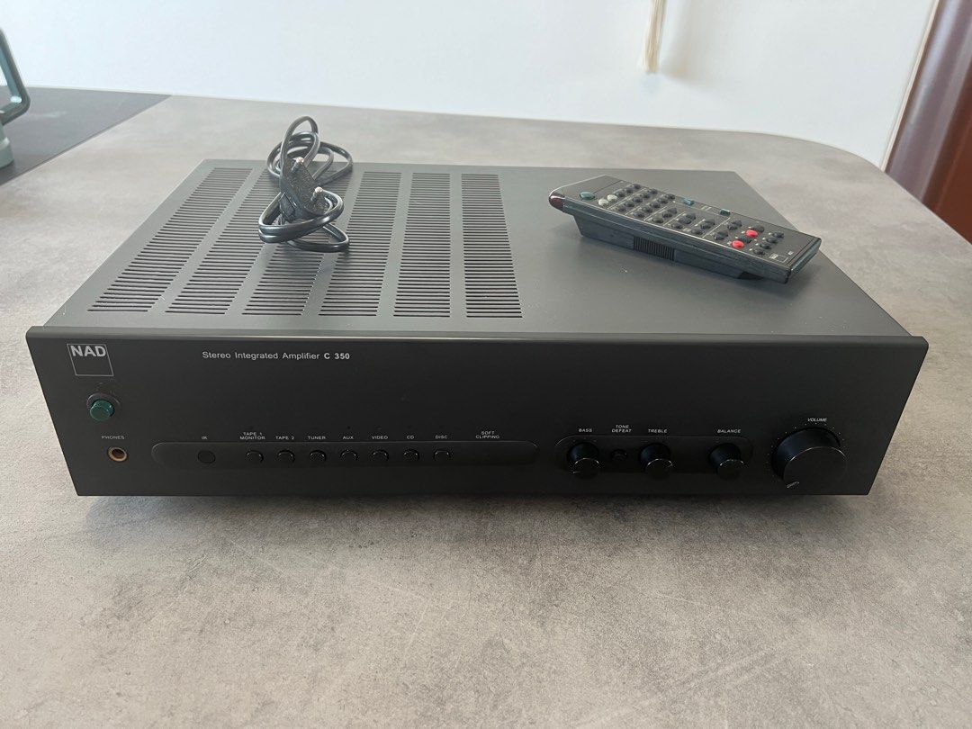 NAD C350 Stereo Integrated Amplifier, Audio, Soundbars, Speakers ...