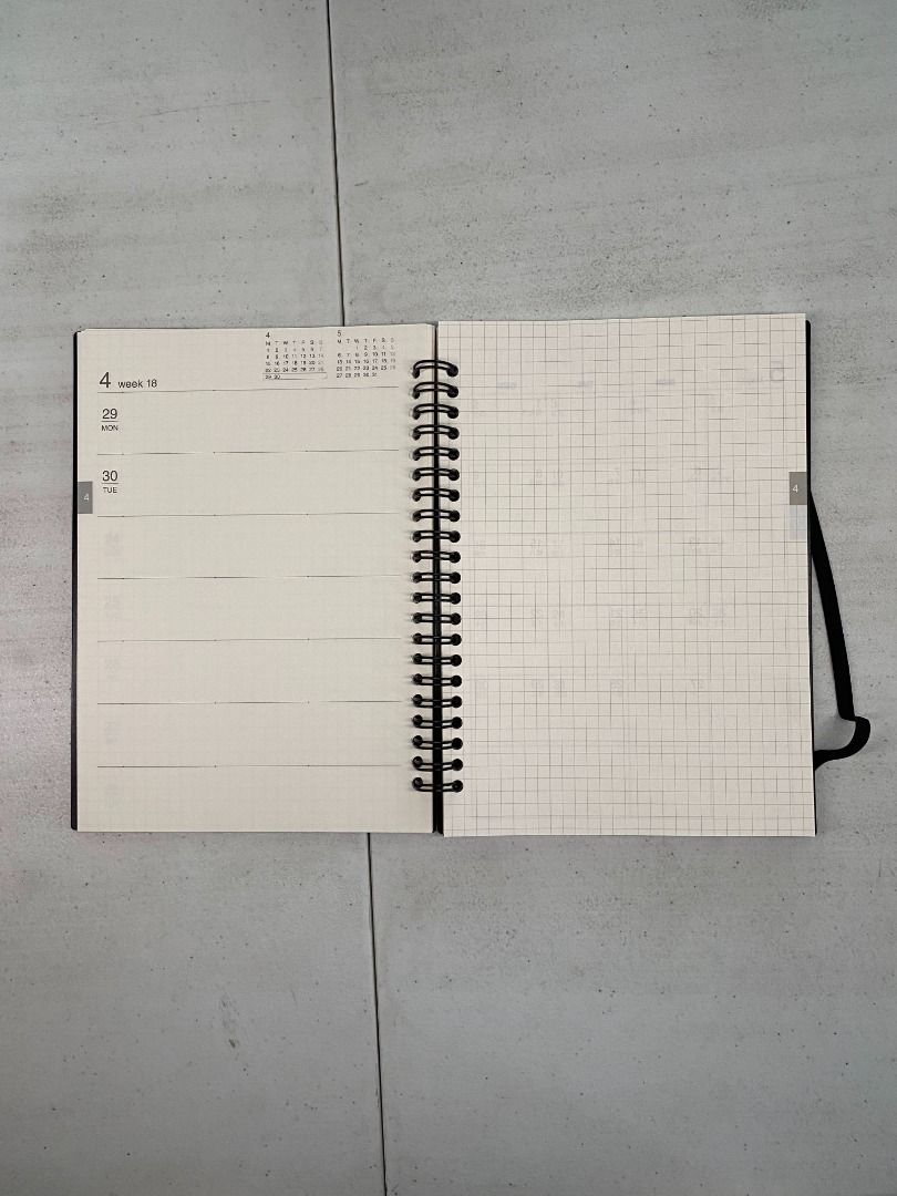 [New] Muji 2024 Planner: PP Cover Monthly / Weekly (A5), Hobbies & Toys ...