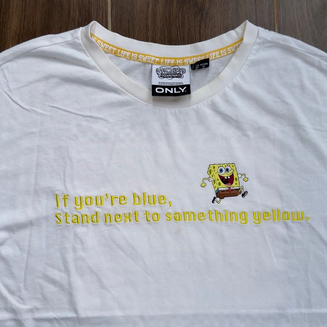Nickelodeon Spongebob Squarepants Official Merch, Men's Fashion, Tops ...