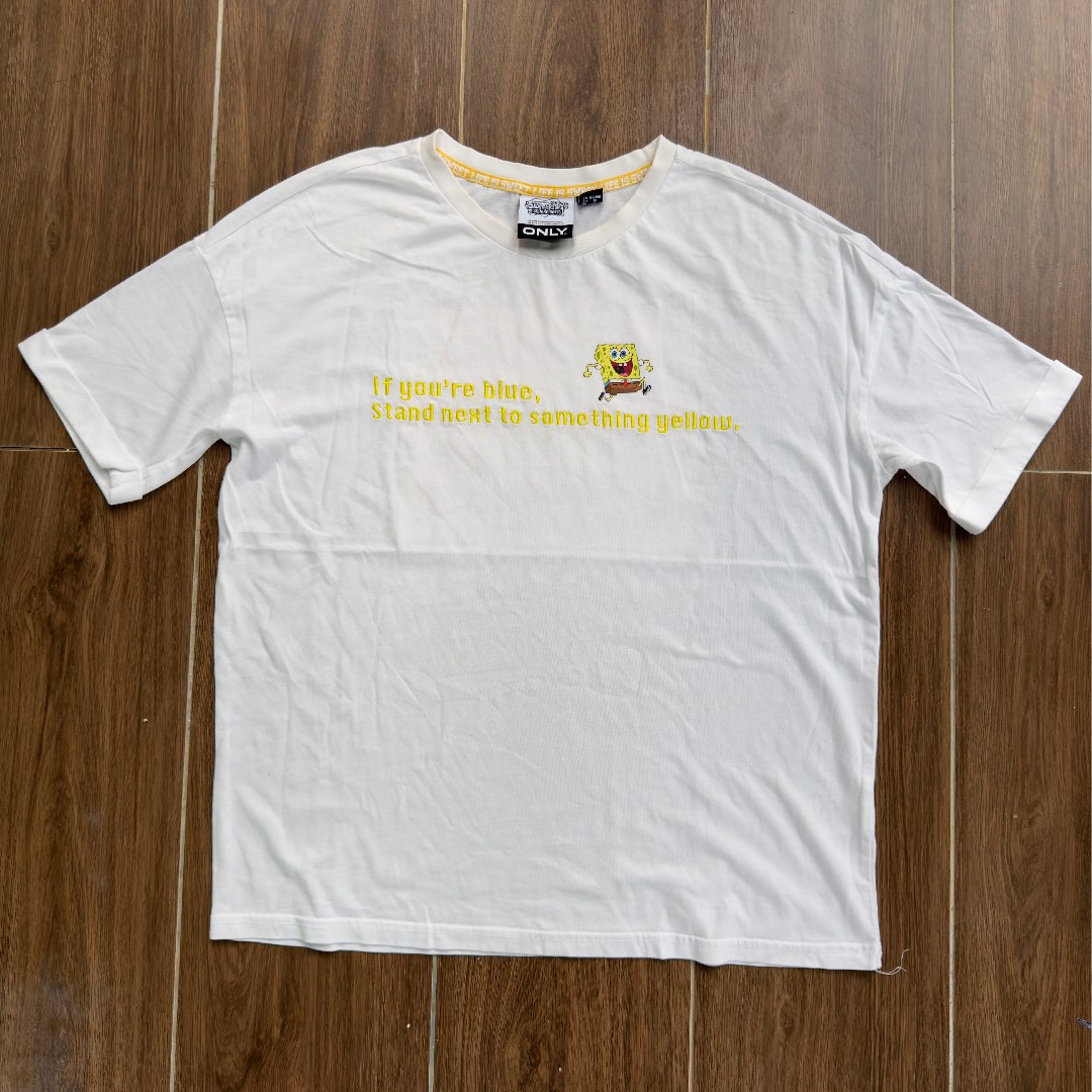 Nickelodeon Spongebob Squarepants Official Merch, Men's Fashion, Tops ...