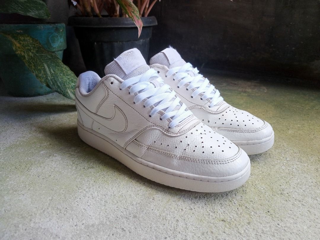 Nike Court Vision All White, Men's Fashion, Footwear, Sneakers on Carousell