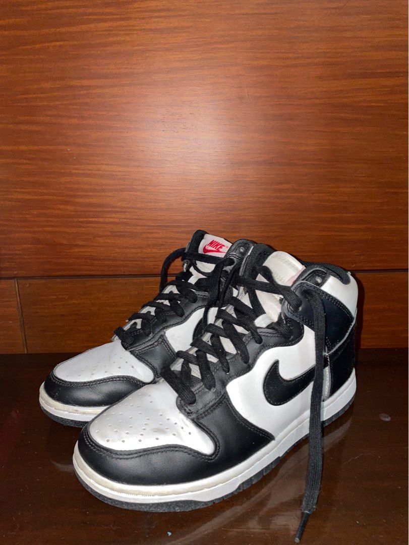 Nike Panda Dunk High, Women's Fashion, Footwear, Sneakers on Carousell