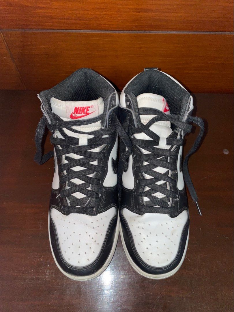 Nike Panda Dunk High, Women's Fashion, Footwear, Sneakers on Carousell