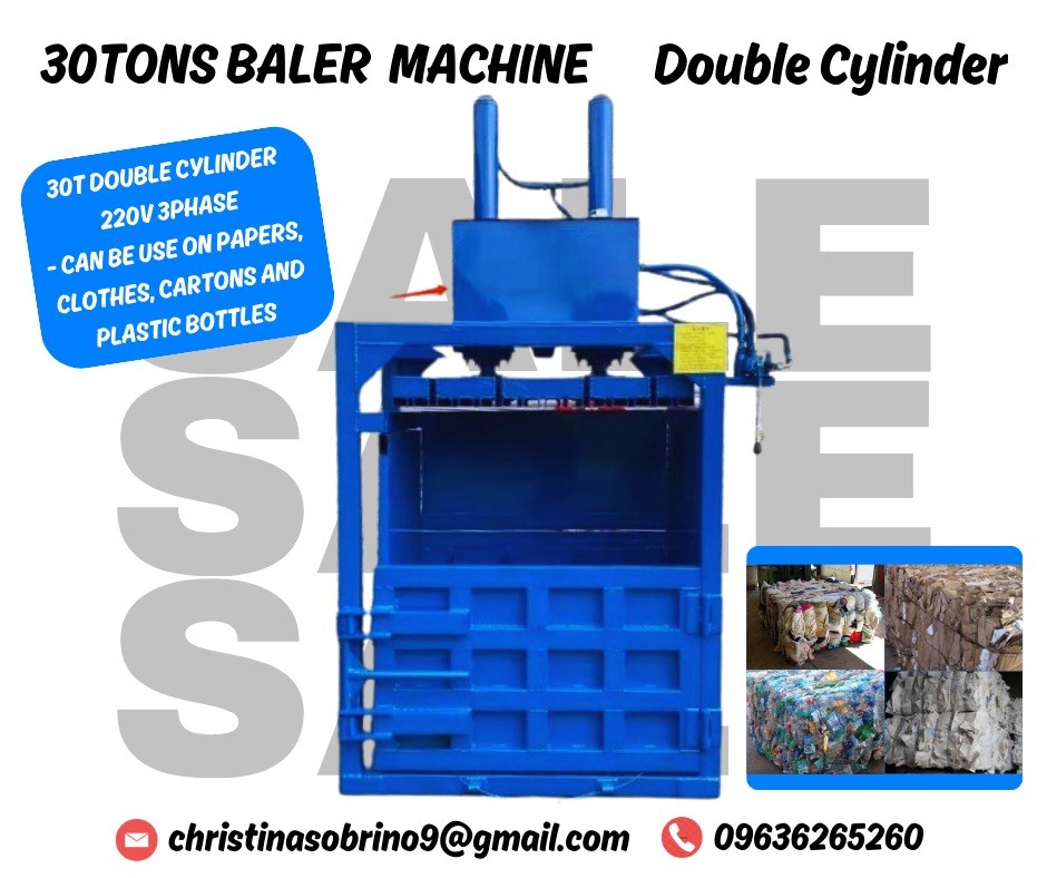 ON-HAND 30-TON BALER MACHINE HYDRAULIC PRESS BRAND NEW, Everything Else ...