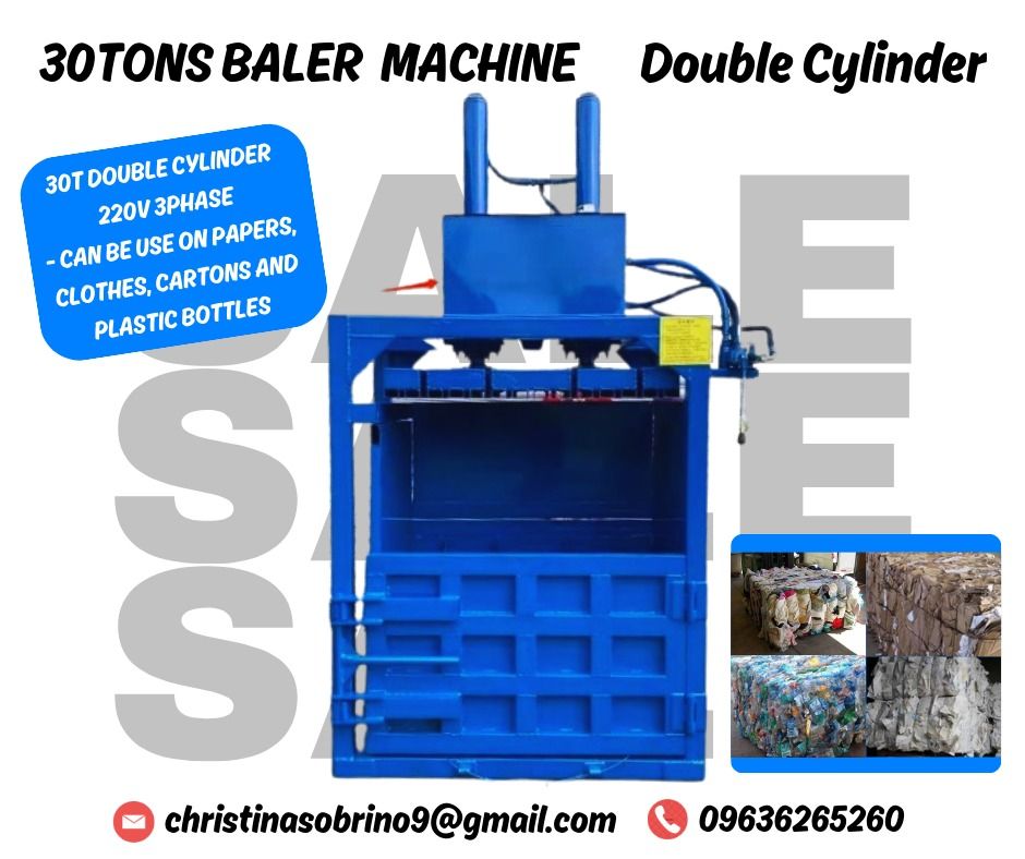 ON-HAND 30-TON BALER MACHINE HYDRAULIC PRESS BRAND NEW, Everything Else ...