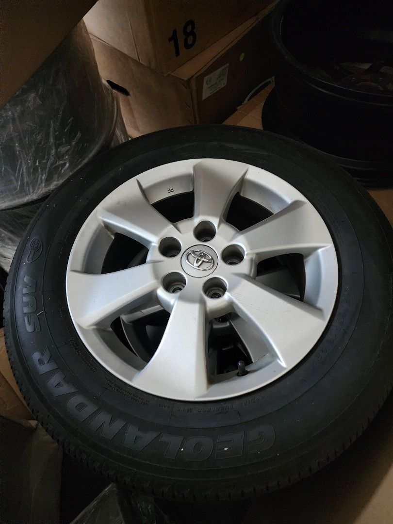 Original Toyota Rims 16inch, Car Accessories, Tyres & Rims on Carousell