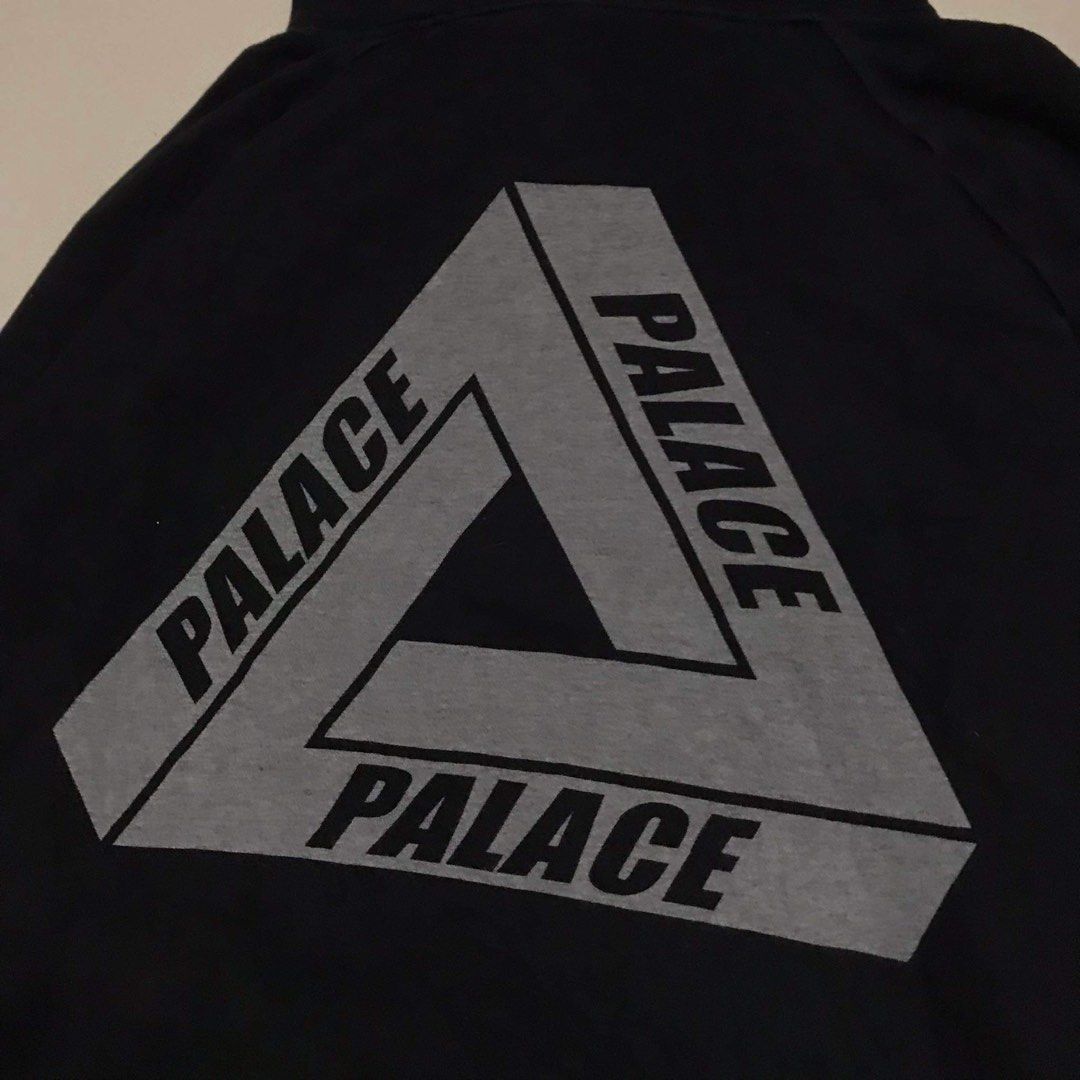 Palace Triferg Logo Black Hoodie, Men's Fashion, Coats, Jackets and ...