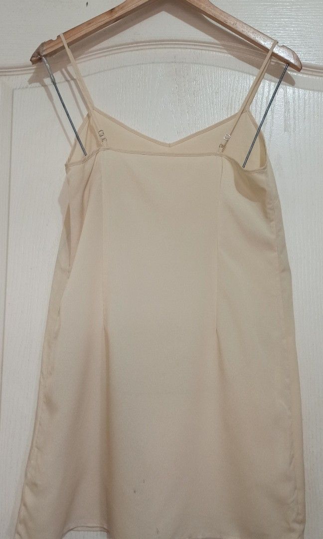 PASTEL YELLOW SHEER SEE-THROUGH MESH SLIP DRESS SLEEPWEAR - PRELOVED ...