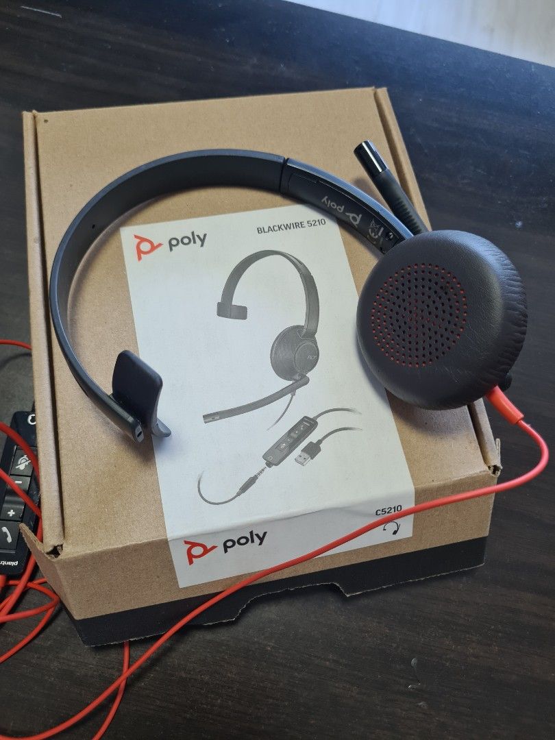 Plantronics poly headset, Computers & Tech, Parts & Accessories, Other ...