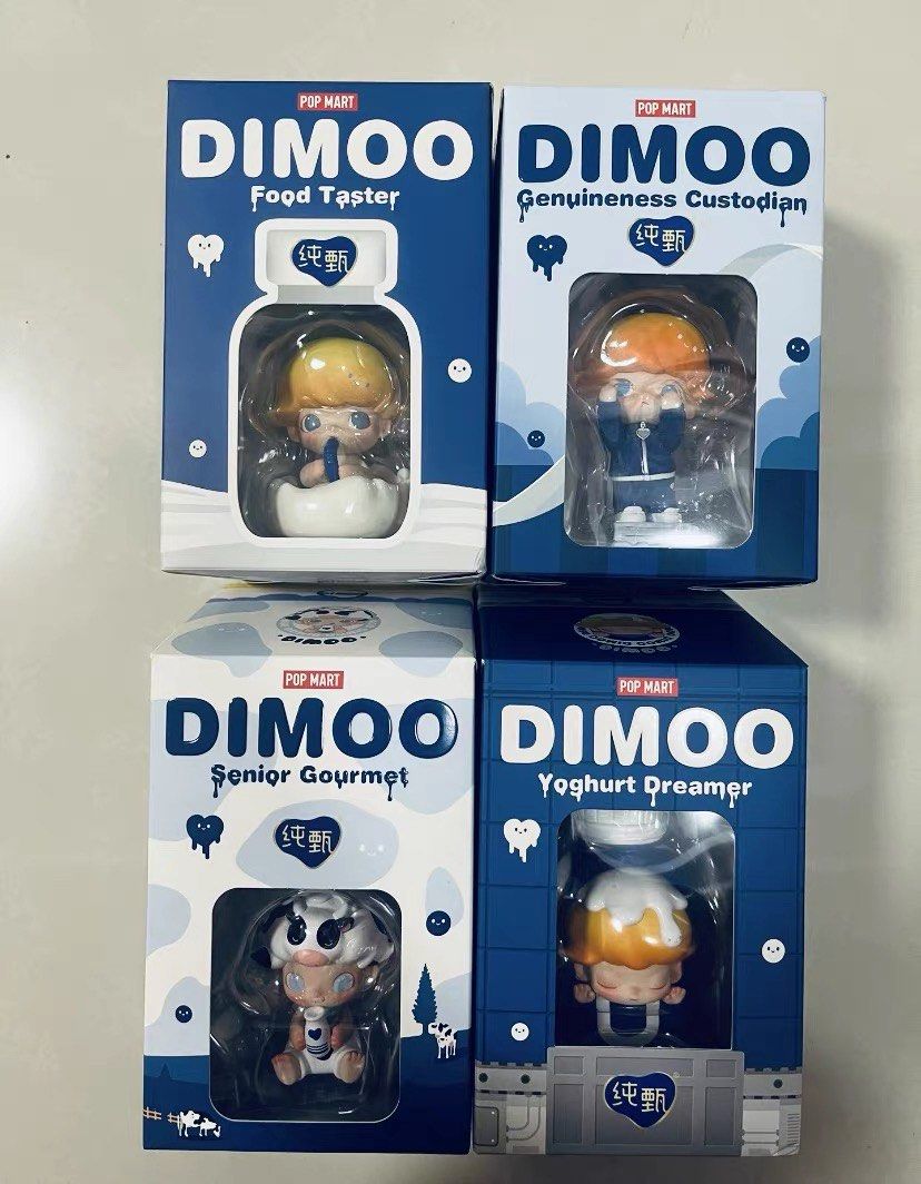 [PO] POPMART DIMOO x YOGHURT Exclusive Figurine Packs, Hobbies & Toys ...
