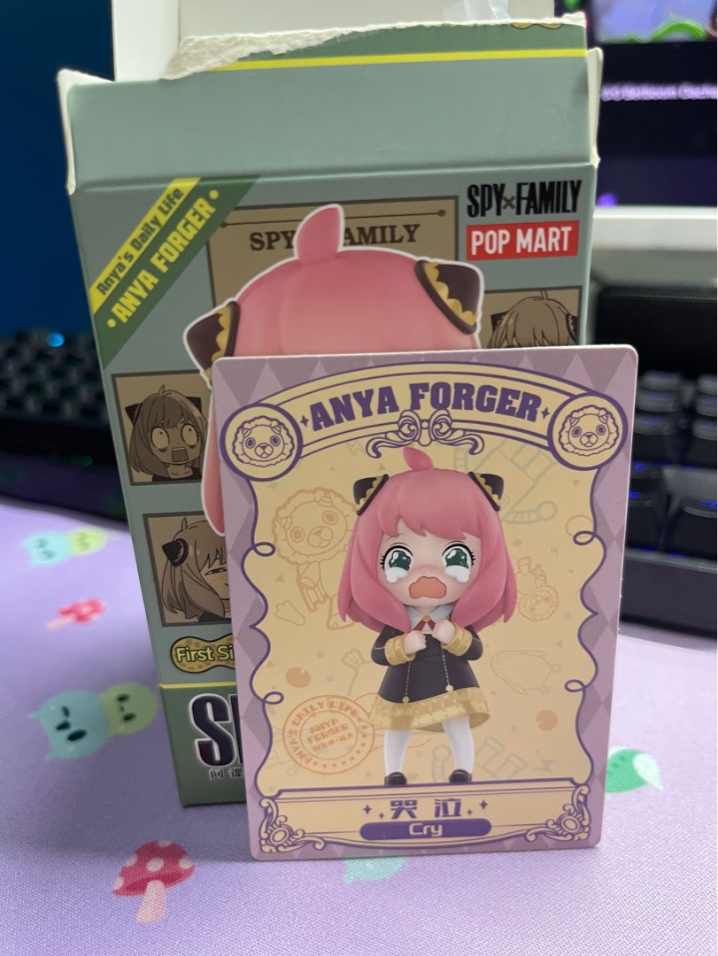 Popmart Anya - CRY, Hobbies & Toys, Toys & Games on Carousell
