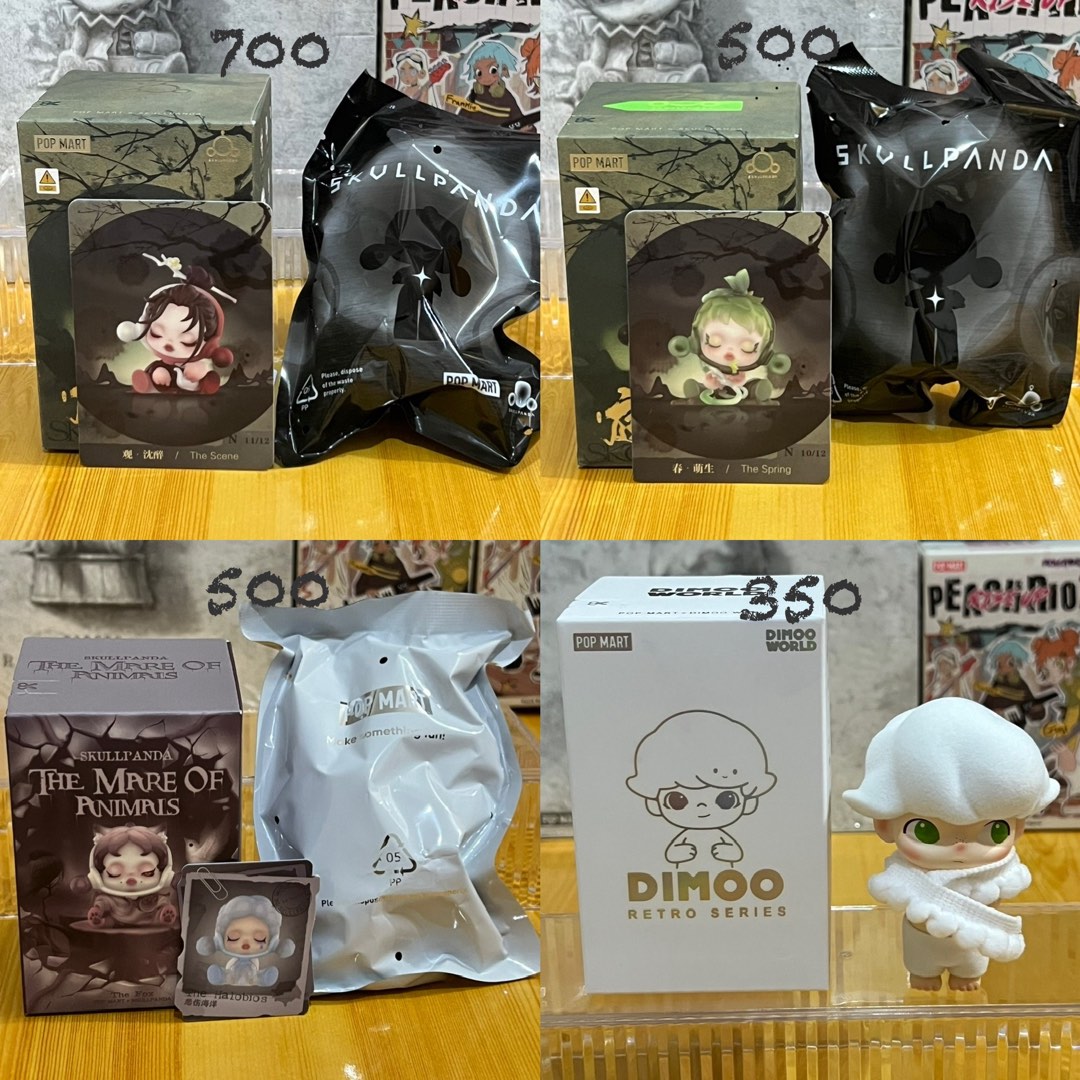 Popmart Skullpanda, Dimoo, Hobbies & Toys, Toys & Games on Carousell