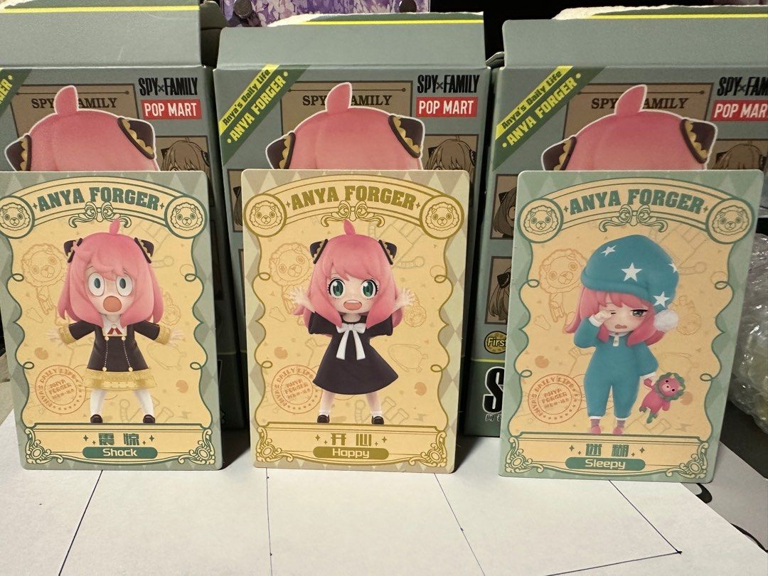 Popmart Spy X Family Anya Forger, Hobbies & Toys, Toys & Games on Carousell