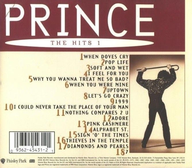 Prince Music CD Albums - Prince And The New Power Generation , The Hits ...