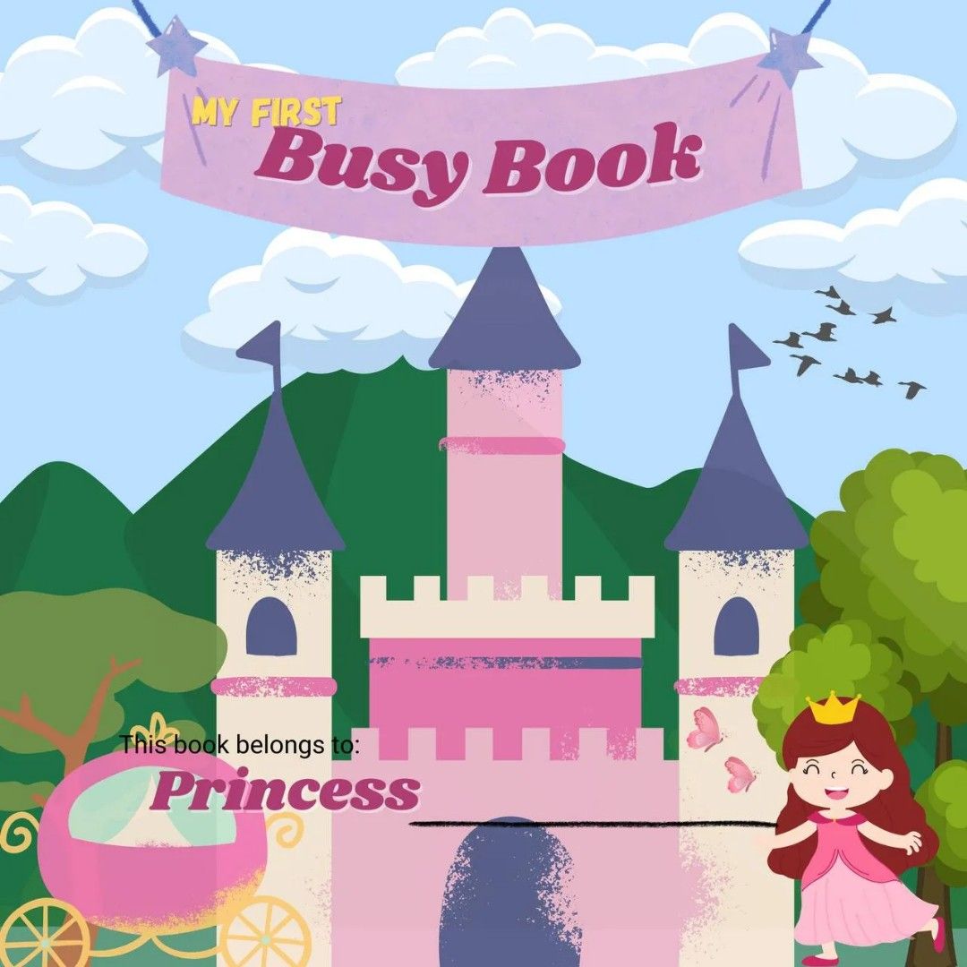 Princess theme Printable busybook, Hobbies & Toys, Books & Magazines ...