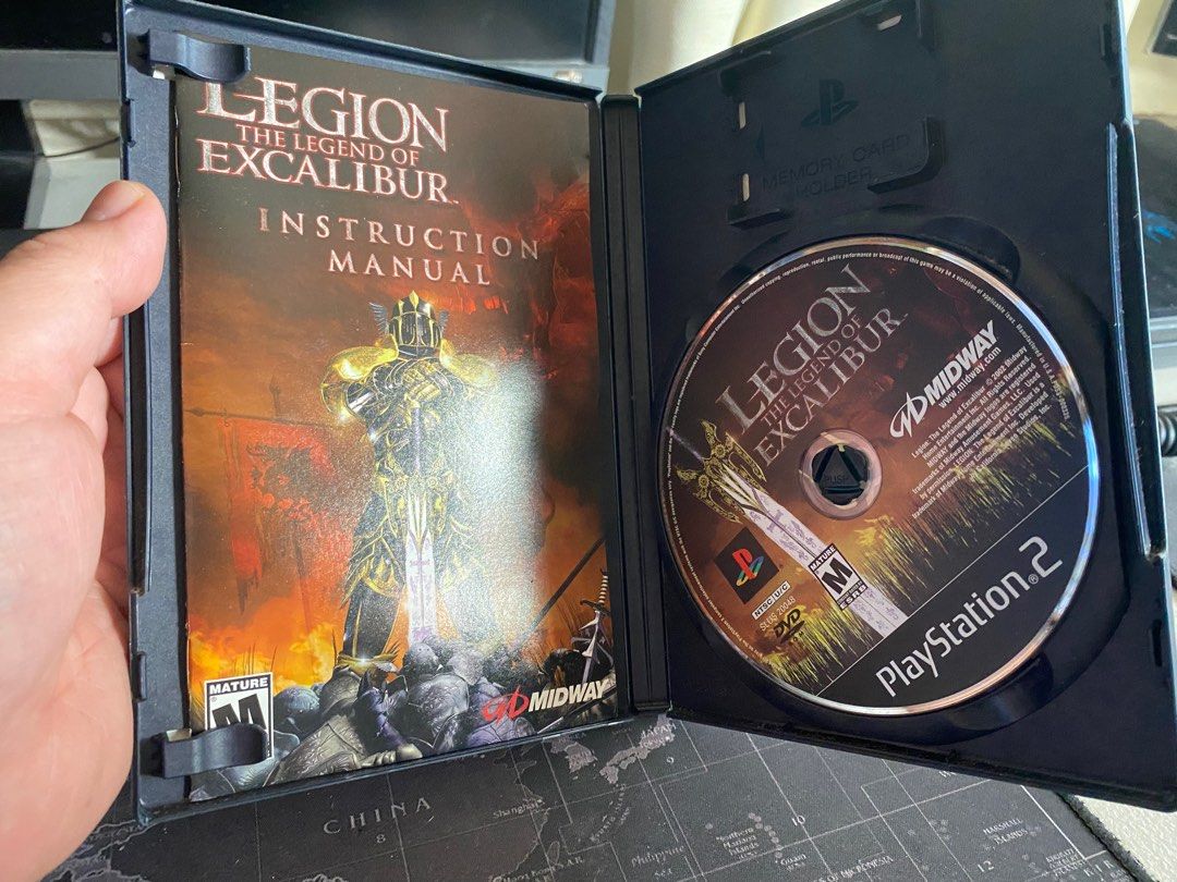 PS2 game Legion The Legend of Excalibur, Video Gaming, Video Games ...