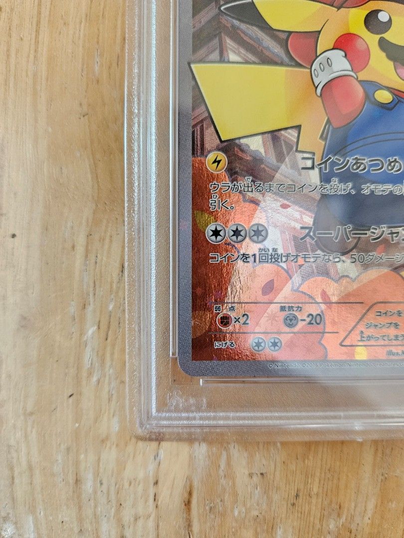 Pokemon TCG - Full Art Mario Pikachu, Hobbies & Toys, Toys & Games on ...