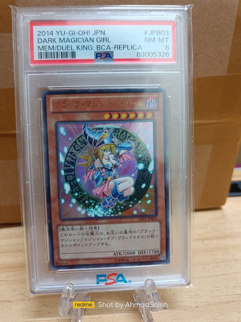 PSA 8 Dark Magician Girl 15AY-JPB03 Japanese 15th Anniv Ultra Rare, Hobbies & Toys, Toys & Games ...
