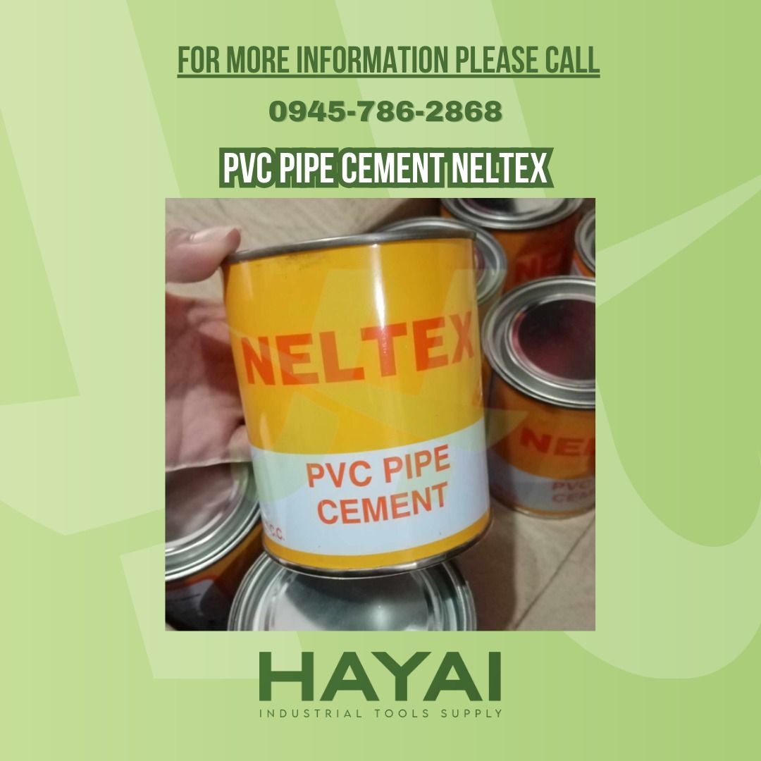 PVC Pipe Cement Neltex, Commercial & Industrial, Industrial Equipment ...