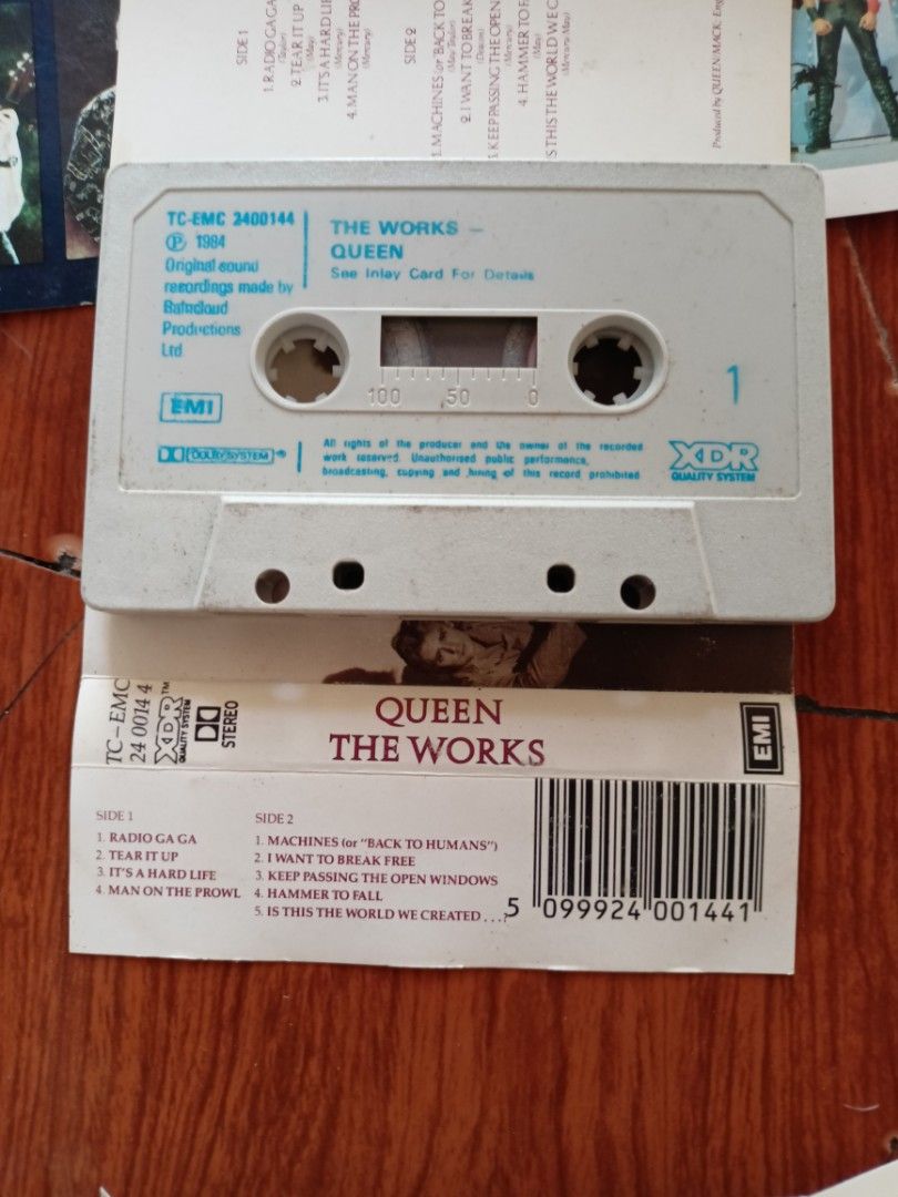 QUEEN CASSETTE COLLECTION ALBUMS, Hobbies & Toys, Memorabilia ...