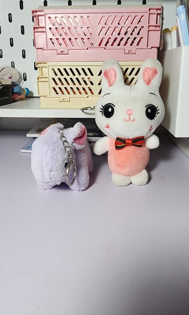 Rabbit keychain, Hobbies & Toys, Toys & Games on Carousell