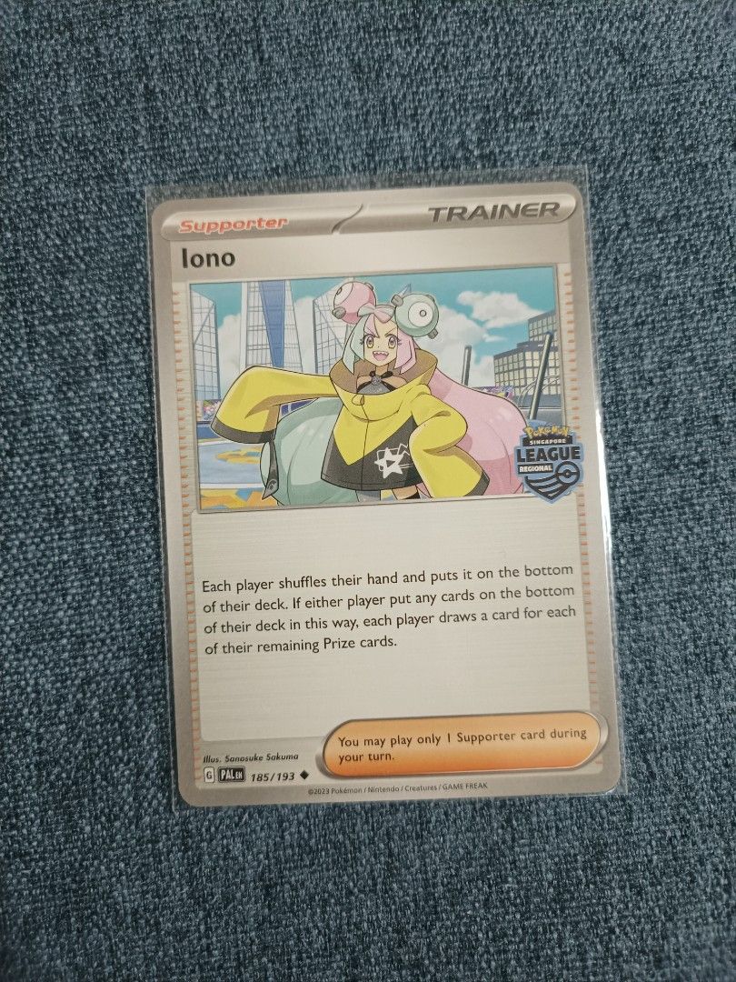RARE Iono promo card, Hobbies & Toys, Toys & Games on Carousell