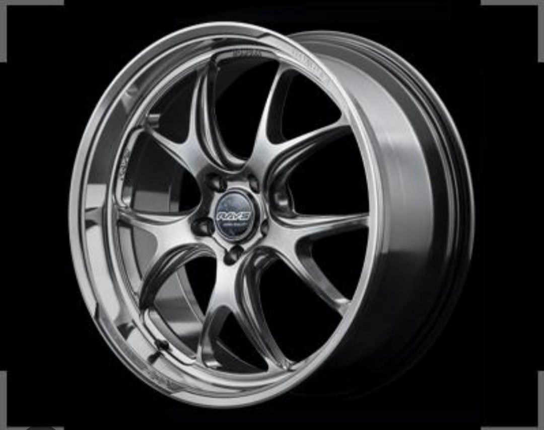 Rays Homura 2x5RA rims. Original. Made in japan, Car Accessories, Tyres ...
