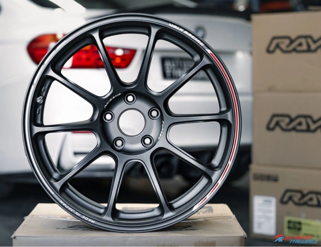 Rays ZE40 time attack 2 Rims. Original. " Made In Japan", Car ...