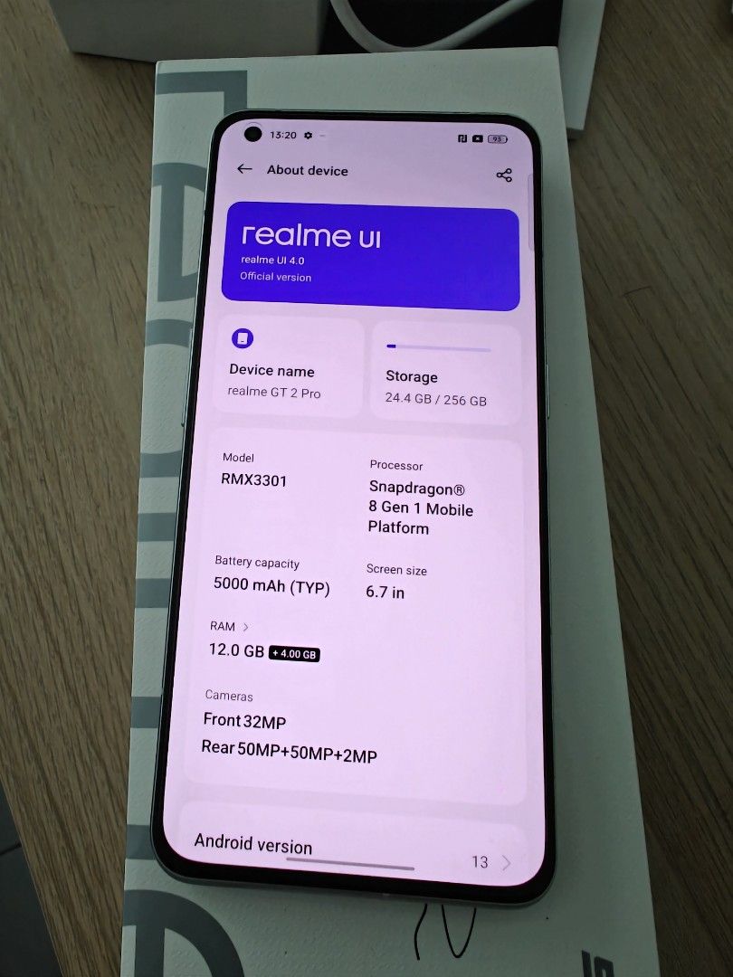 Realme GT2Pro White 256 GB, Mobile Phones & Gadgets, Mobile Phones, Android Phones, Realme on ...