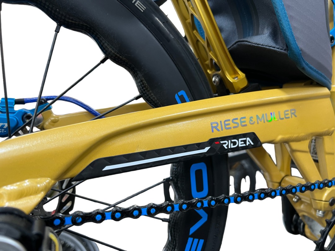 Ridea Birdy carbon rear fork chain protector, Sports Equipment ...