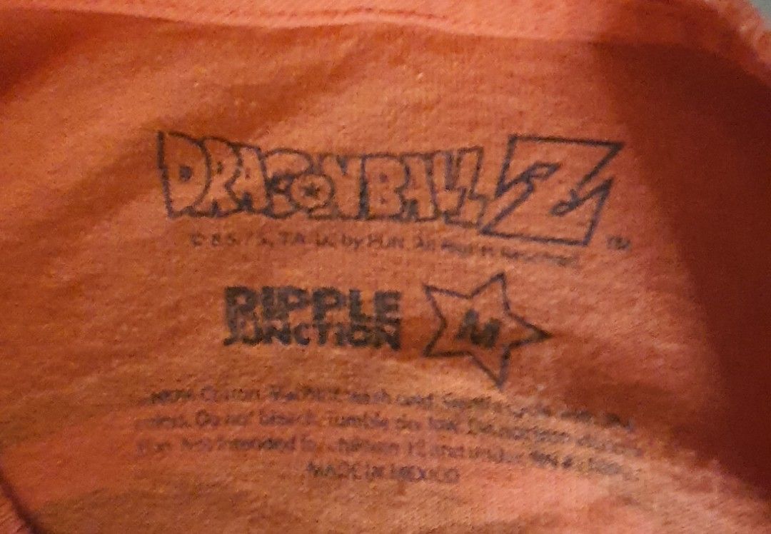 Ripple Junction Dragon Ball Z Kame Symbol Adult T-Shirt Large Orange ...