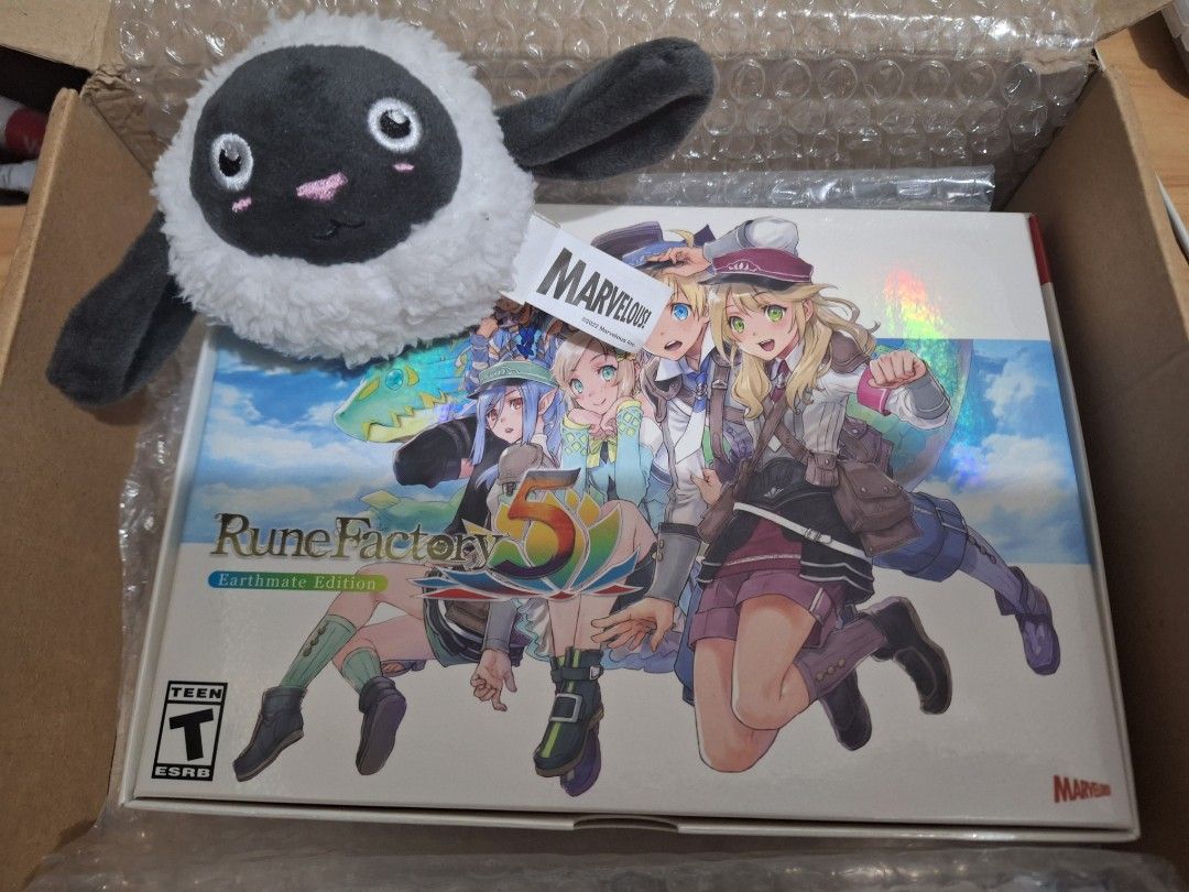 Rune Factory 5 Earthmate Edition with Plush, Video Gaming, Video Games ...