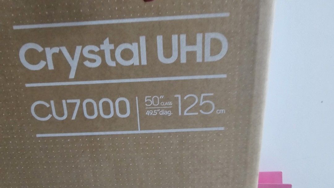 Samsung 50" UHD Crystal (CU 7000), TV & Home Appliances, TV ...