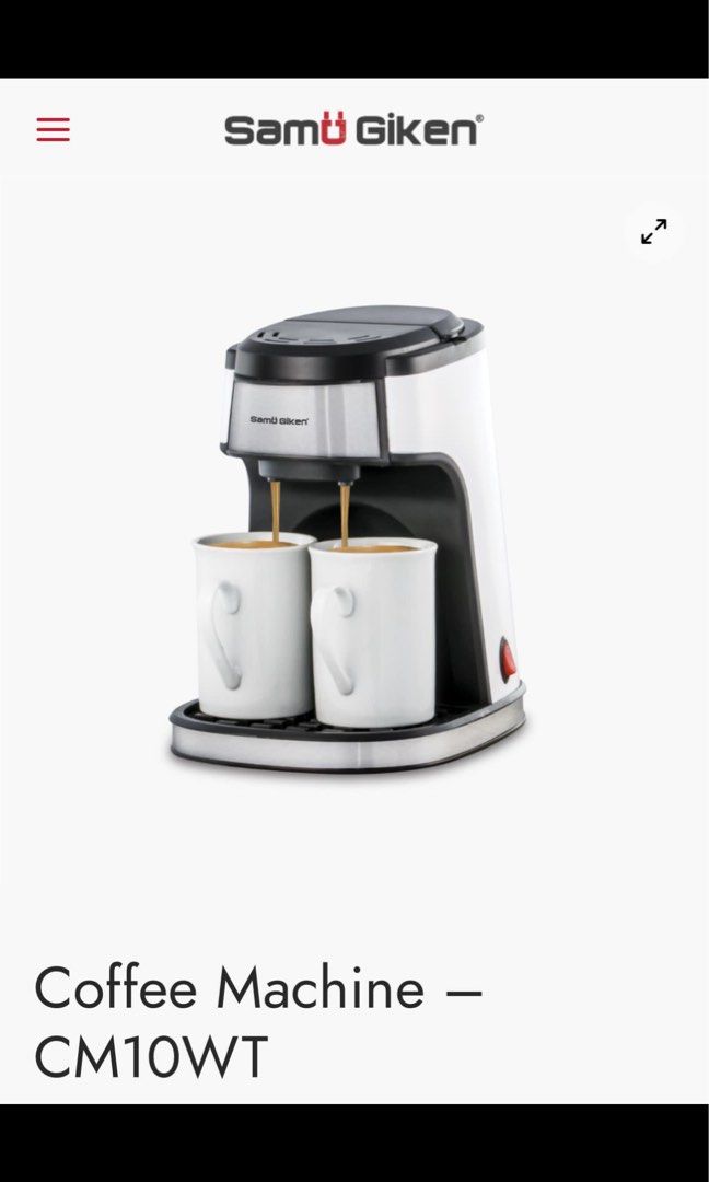 Samu Giken Coffee Machine, TV & Home Appliances, Kitchen Appliances ...