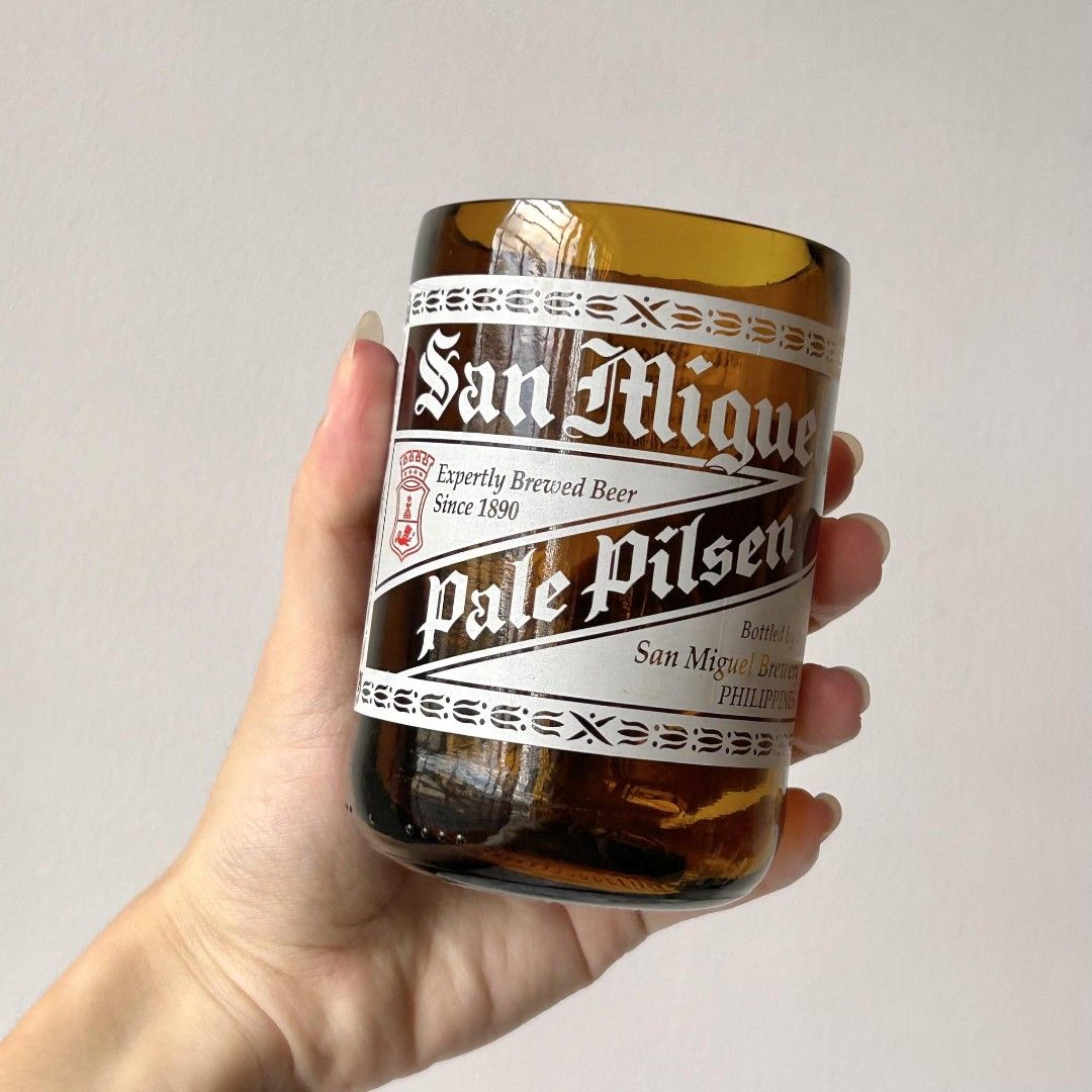 San Miguel Pale Pilsen Original Glass Cups Handmade San Mig Light ...