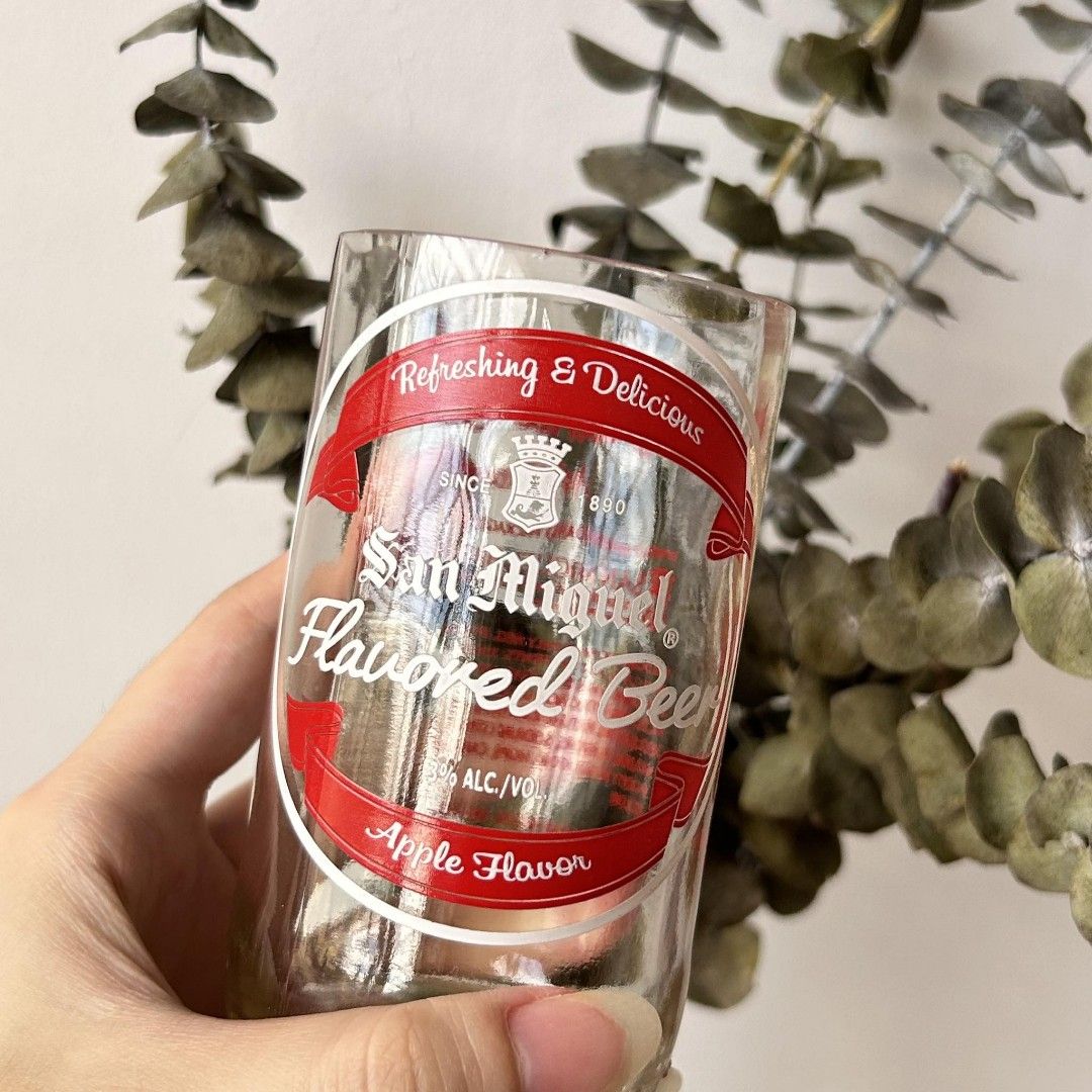 San Miguel Pale Pilsen Original Glass Cups Handmade San Mig Light ...