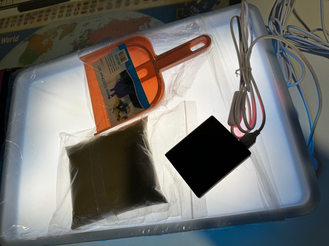 Sand art light box, Hobbies & Toys, Toys & Games on Carousell