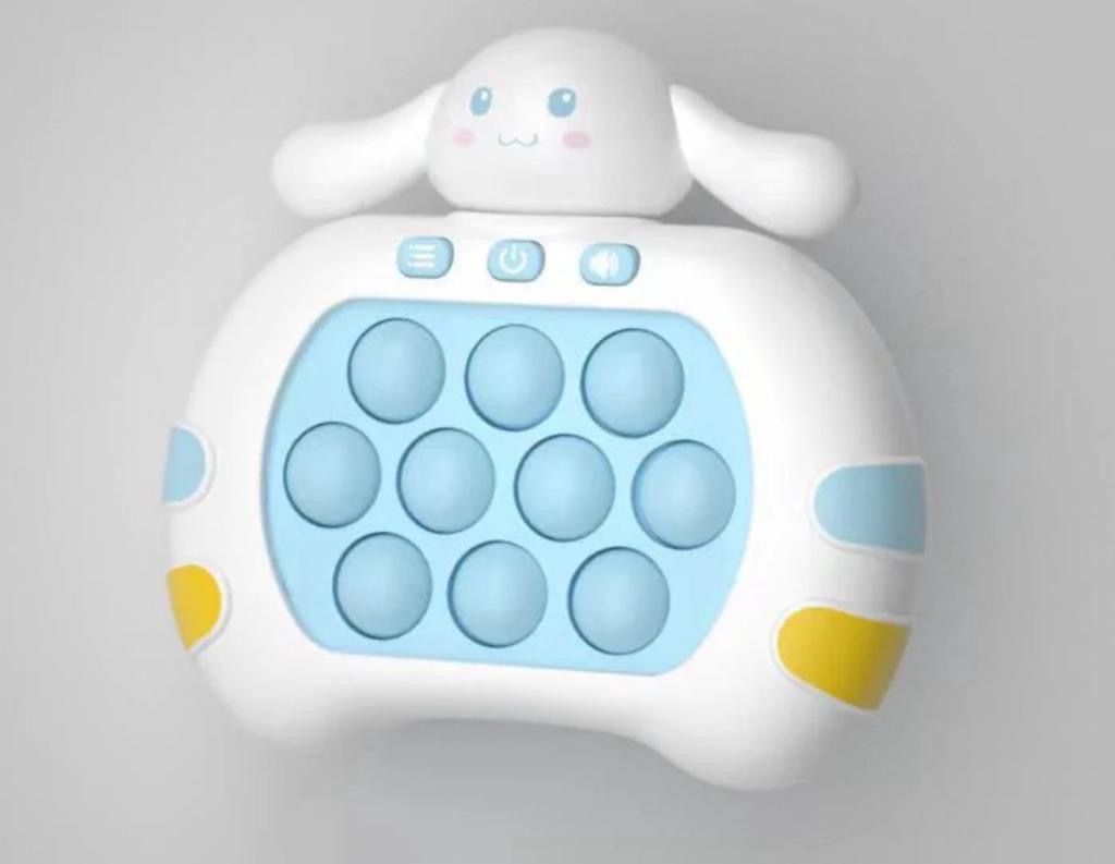 Sanrio cinnamon roll kuromi pop it toy fidget game console, Hobbies ...