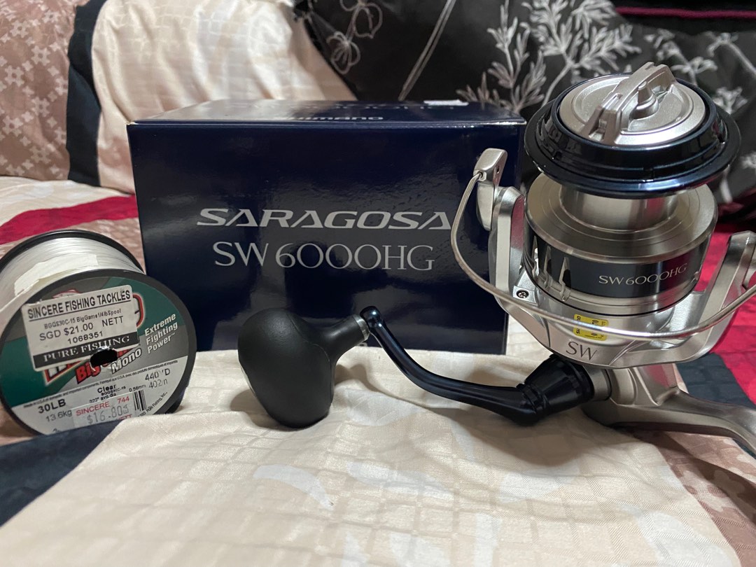 Saragosa SW6000HG, Sports Equipment, Fishing on Carousell